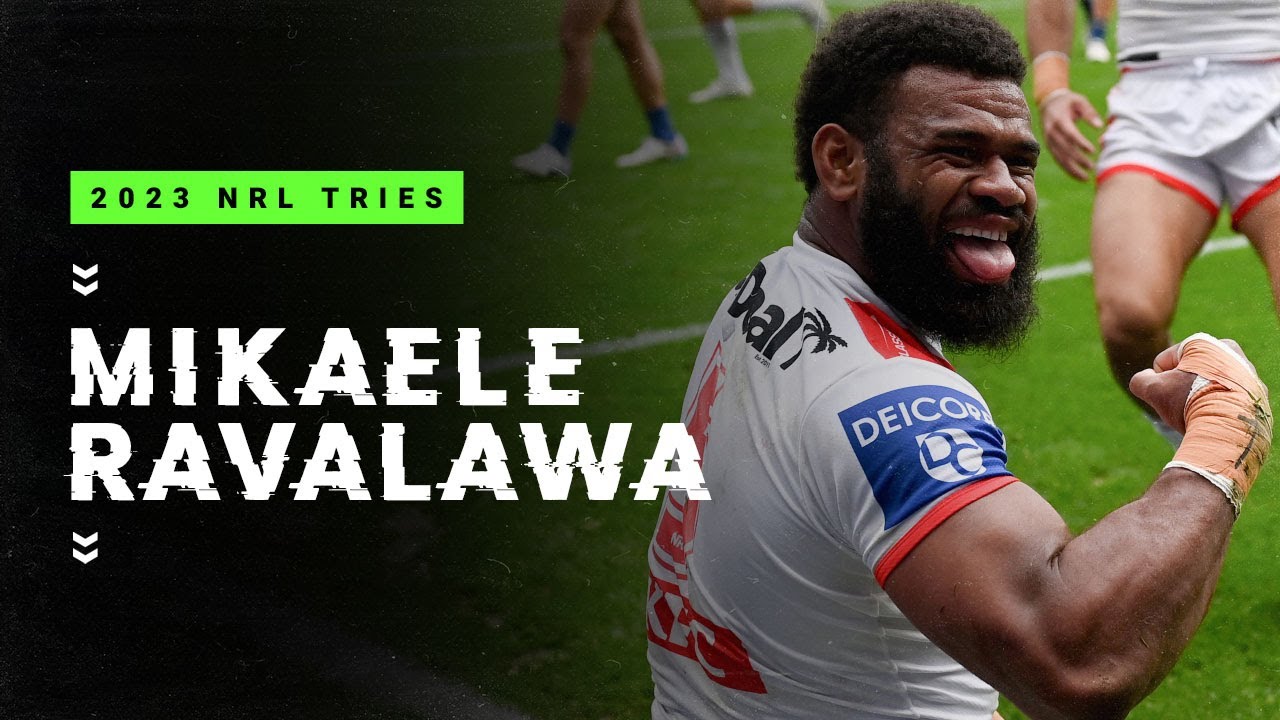 Mikaele Ravalawa's 2023 try-scoring season | NRL - YouTube