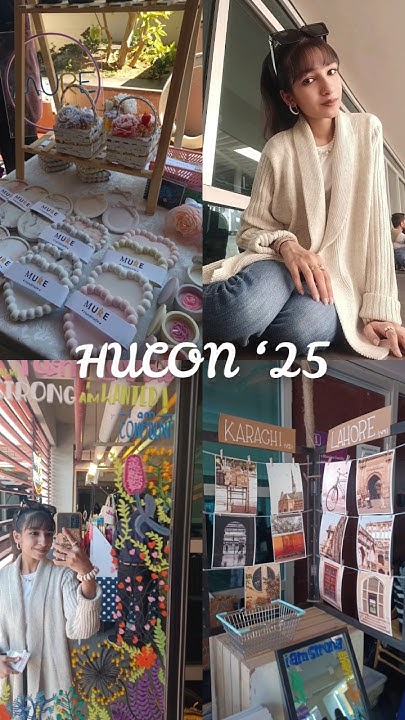 Hucon 2025!! #comiccon - YouTube