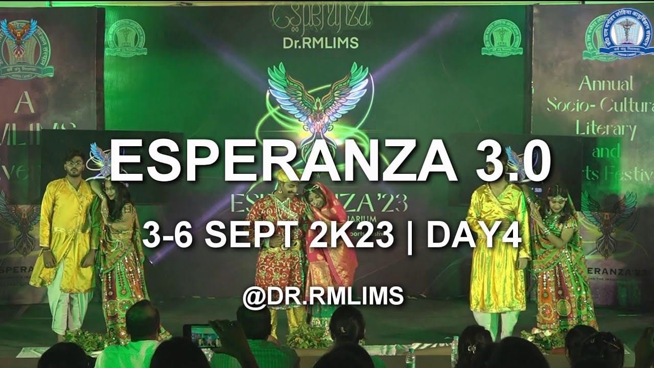 Esperanza '23 I Day 4 I Group Dance Finale I Dr.RMLIMS - YouTube