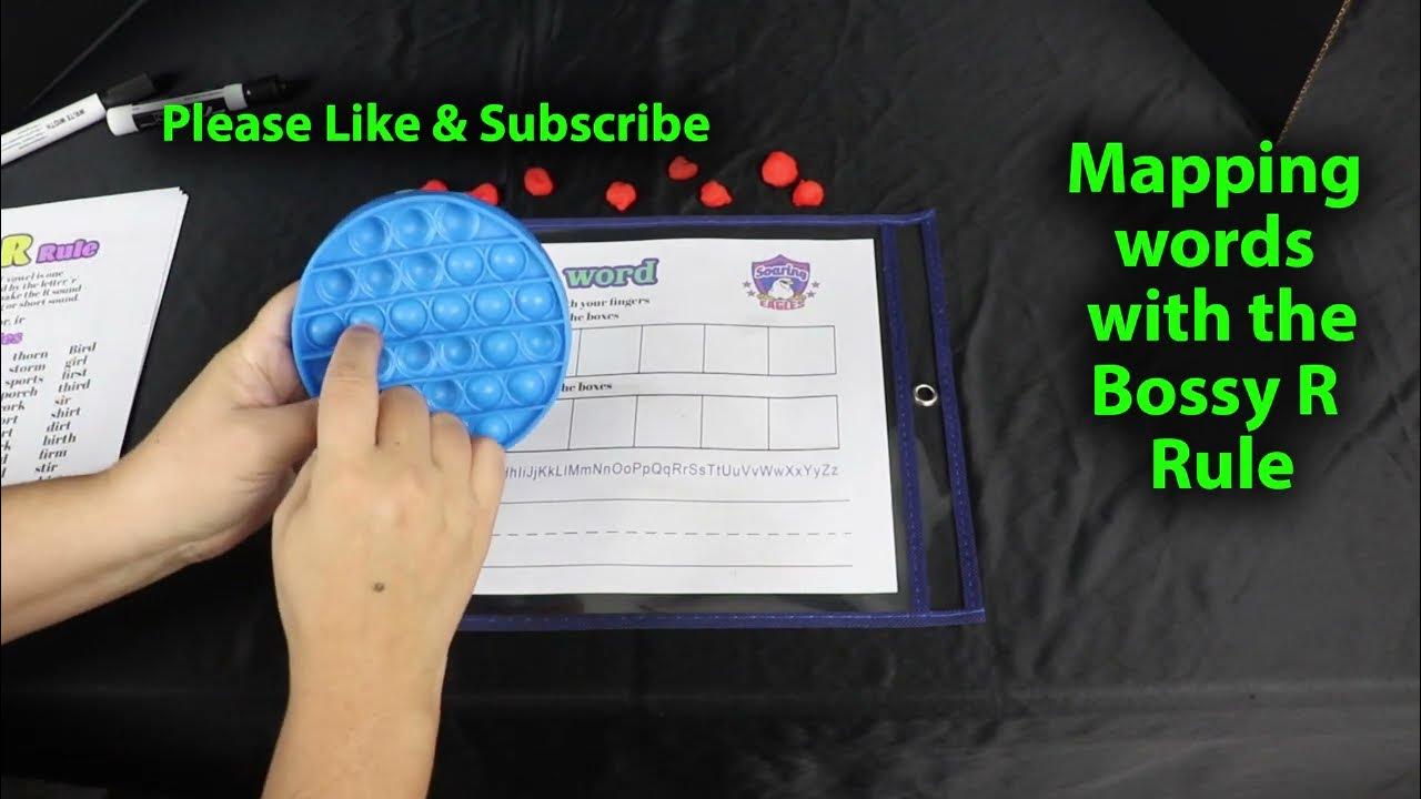Orthographic Mapping Words with Bossy R Rule - Orton Gillingham - YouTube
