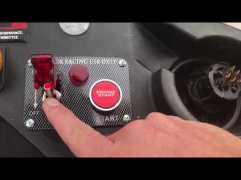 Push Start Button Troy Bilt Riding Zero Turn Mower - YouTube