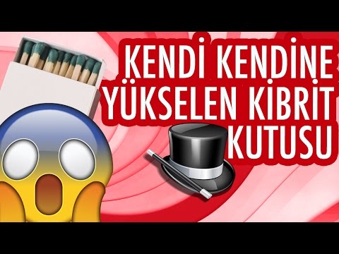 Kendi Kendine Yükselen Kibrit Kutusu Sihirbazlık Numarası Nasıl Yapılır? Magic :39