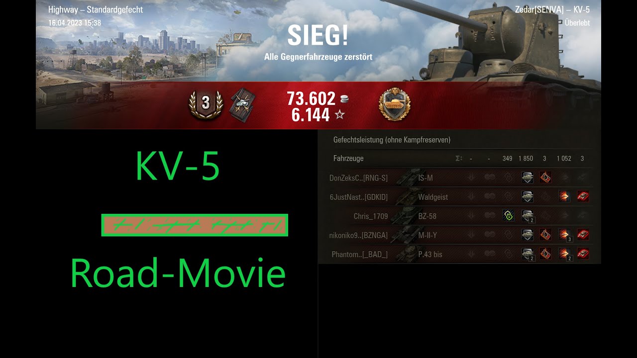 KV-5 - Road Movie - YouTube