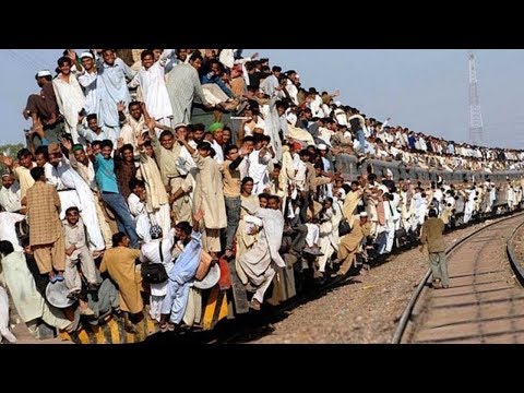 Dünyadan Fazla İnsan Taşıyan Tren !!!