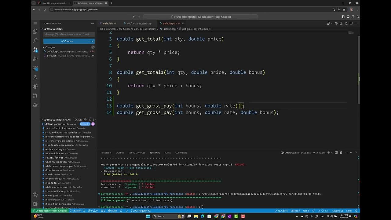 100724 COSC 1337 C++ Function Overloading - YouTube