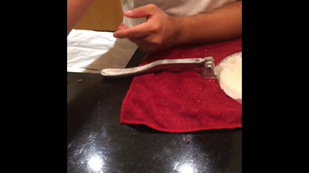 Tamale Tortilla Press and Foil - YouTube