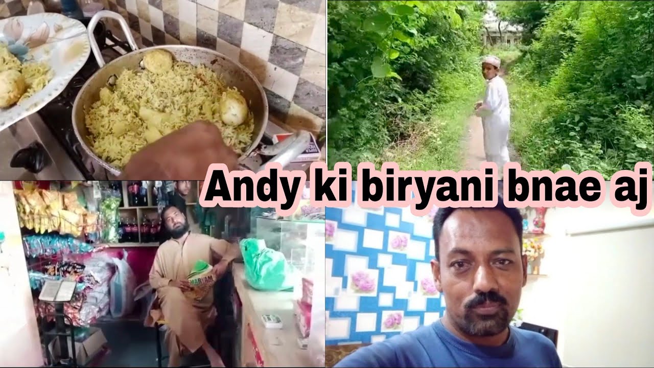 Andy ki biryani bnae aj| My daily routine| My Tuff Life - YouTube