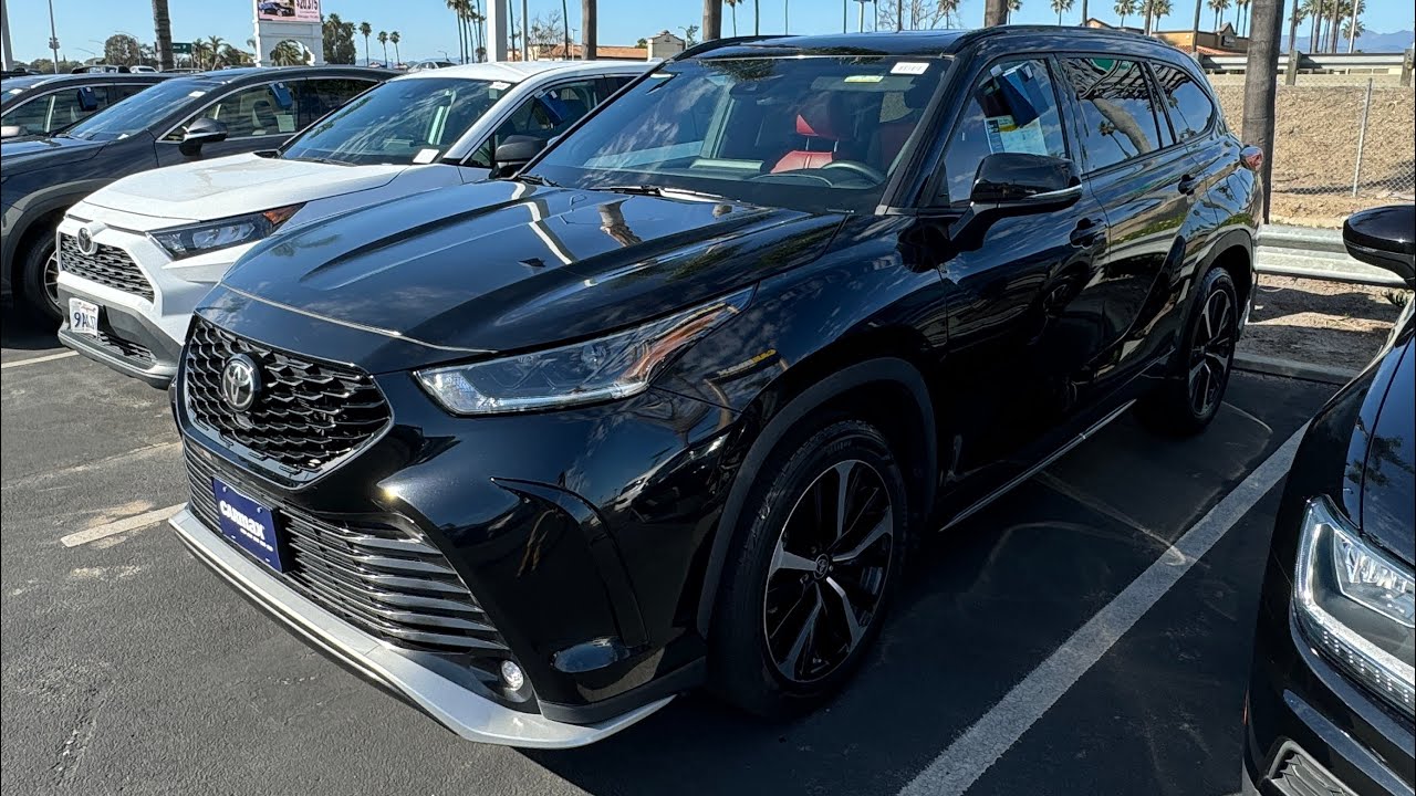 2021 Toyota Highlander XSE Horn - YouTube