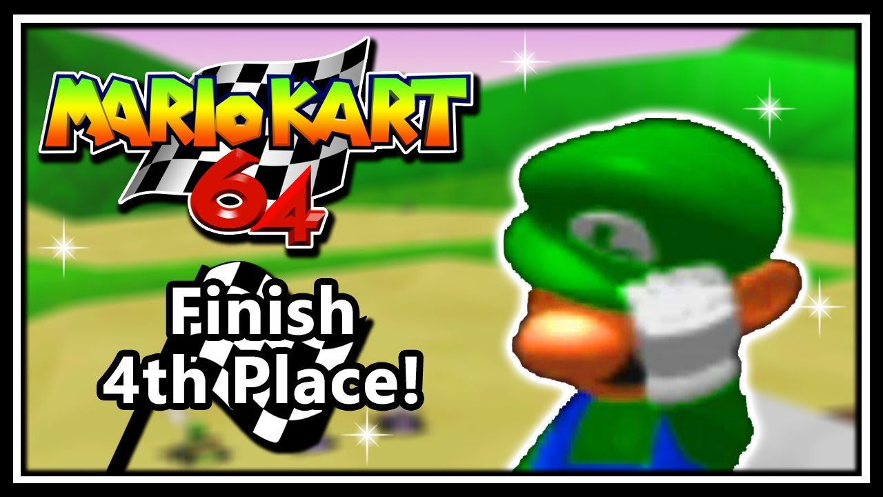 Mario Kart 64 - Finish in 4th Place! - YouTube