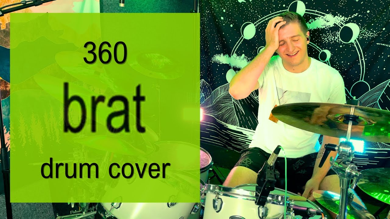 360 - DRUM COVER - Charli XCX - YouTube