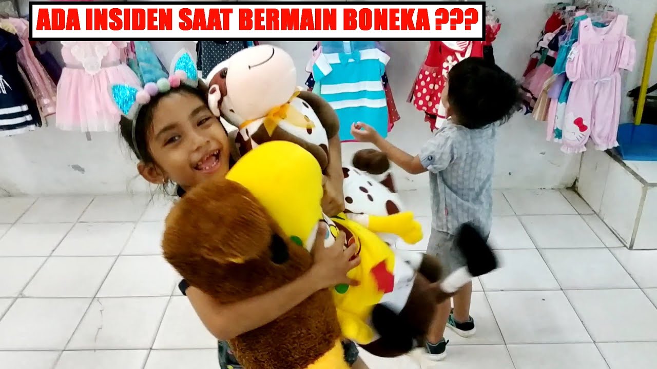 Bermain Boneka Spongebob-Boneka Beruang-Boneka Sapi-Boneka Hiu-Boneka ...