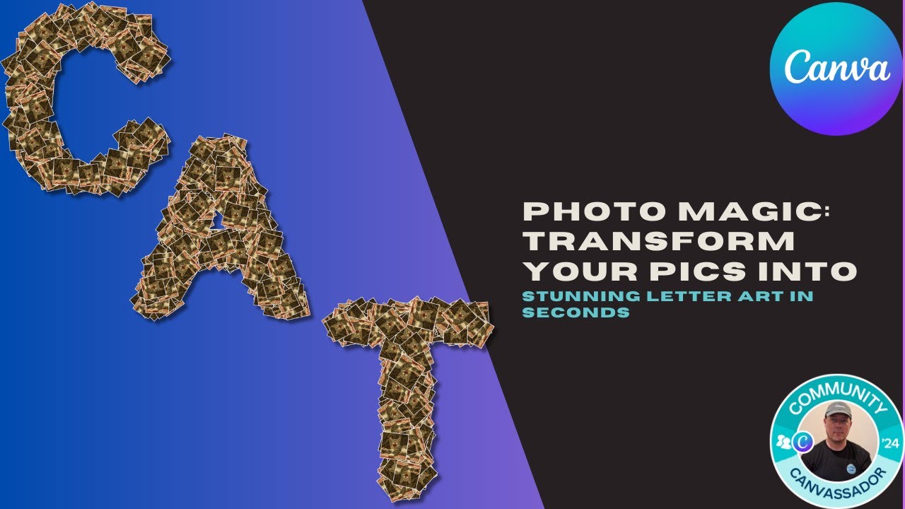 Photo Magic Transform Your Pics into Stunning Letter Art in Seconds ...