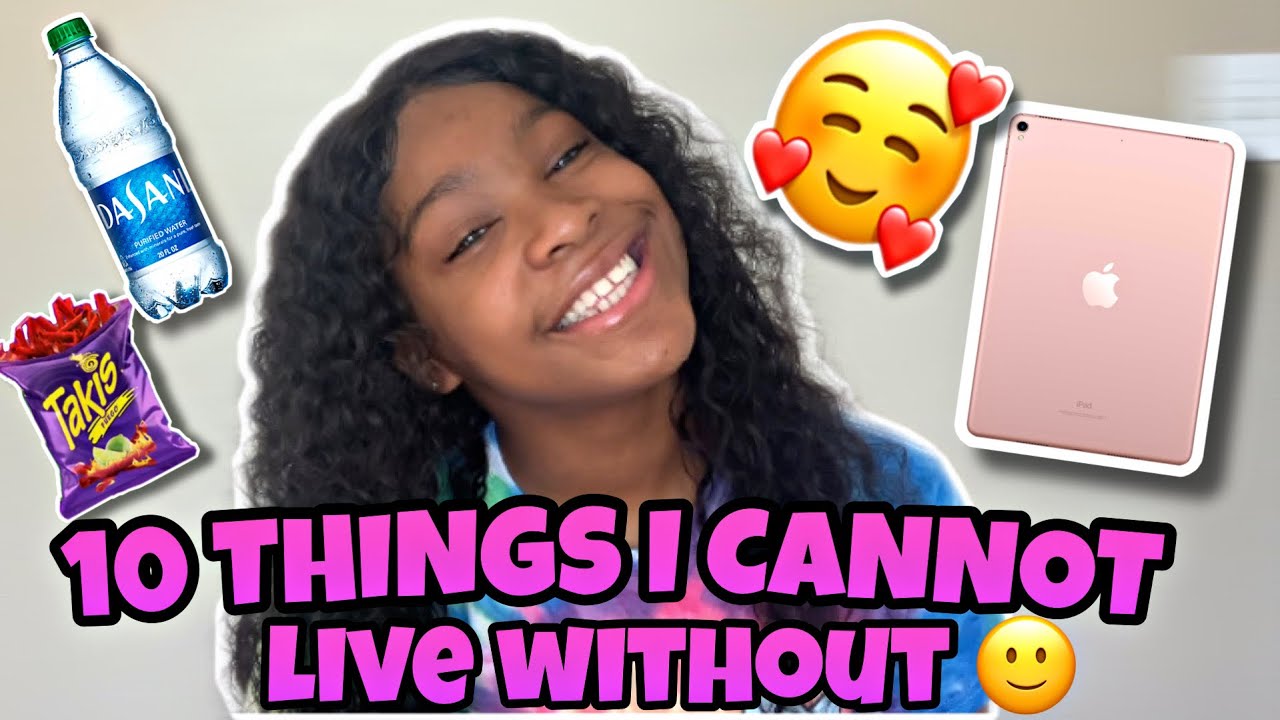 10 THINGS I CANNOT LIVE WITHOUT 😛 |VLOGMAS DAY 22 - YouTube