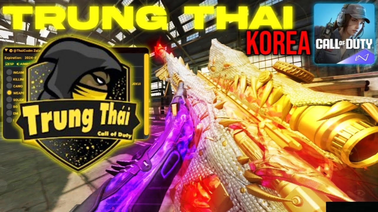 CODM KOREA MOD MENU IMGUI | TrungThai / ThaiCodm - YouTube