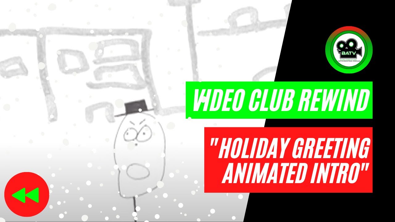 Holiday Greetings Animated Intro | Video Club Rewind - YouTube