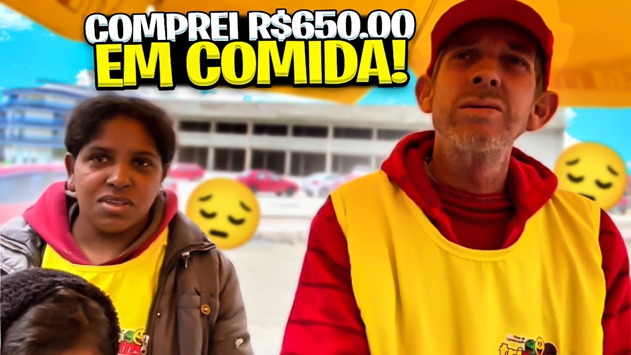 Comprei R$650,00 em Comida para essa Linda Família que estava Passando Fome 🥹 - YouTube