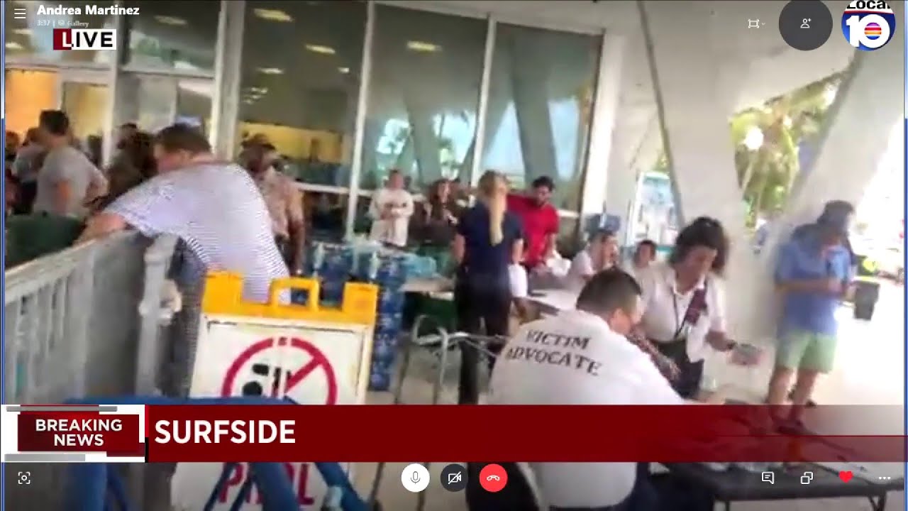 Reunification center set up for Surfside families, victims - YouTube