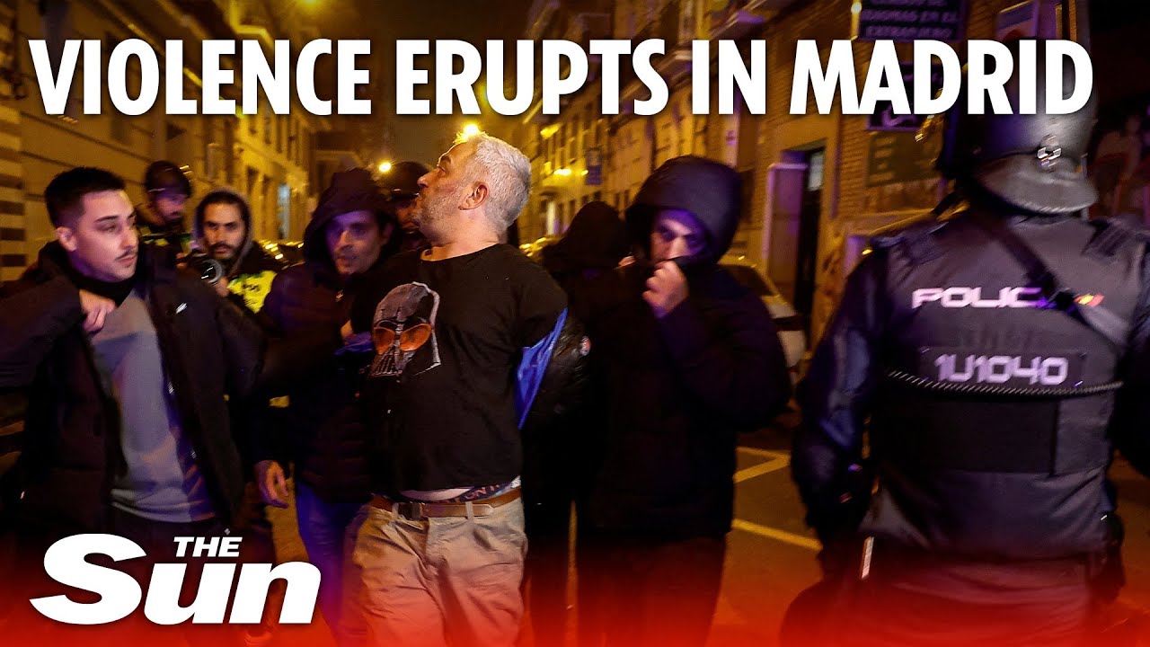 Madrid protest violence: 15 arrested amidst public outcry over amnesty ...