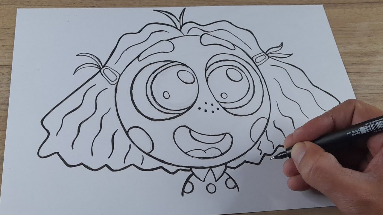 COMO DESENHAR A INVEJA || DIVERTIDAMENTE 2 | PASSO A PASSO - YouTube