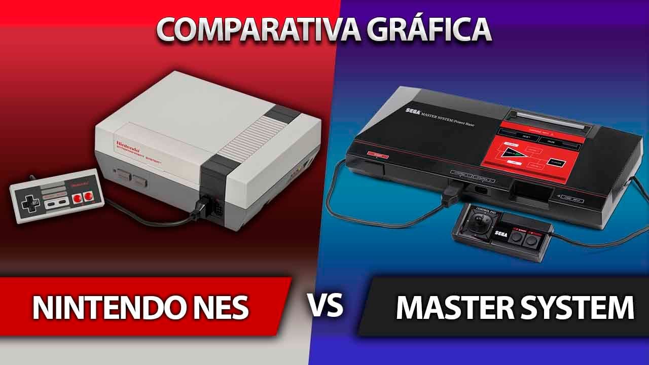 Nintendo (NES/FAMICOM) vs Sega Master System | Comparativa Gráfica En ...