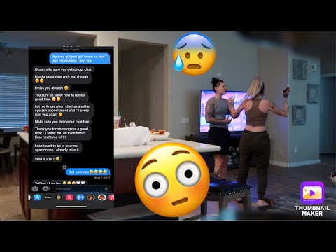TEXTING ANOTHER GIRL PRANK (SHE LEFT ME....)