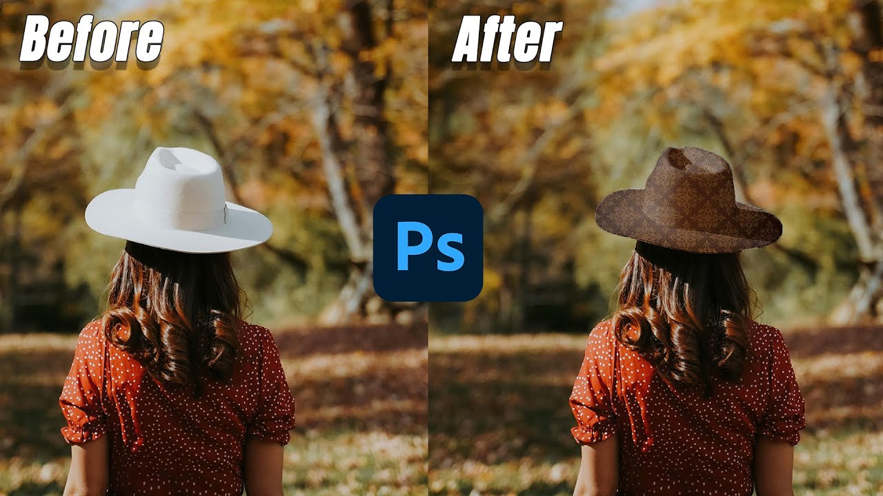 How to create hat mockup in photoshop - YouTube