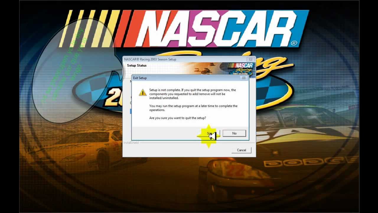 Como descargar nascar racing 2003 season + 3 mods en 5 partes - YouTube