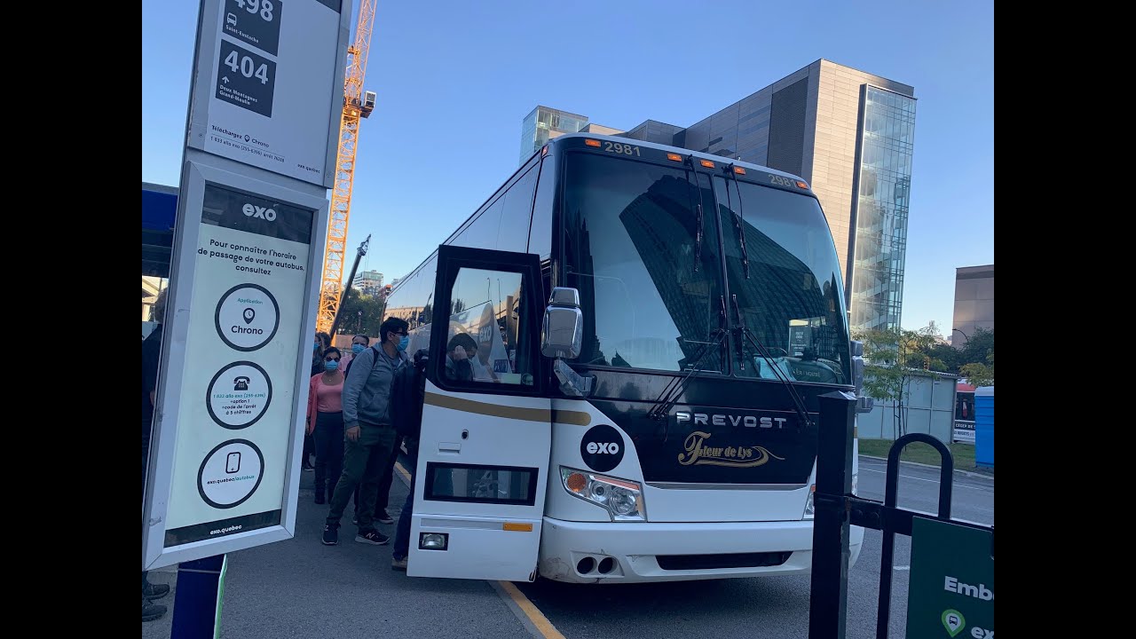 EXO NAVETTE 2981 PREVOST COACH RIDE - YouTube
