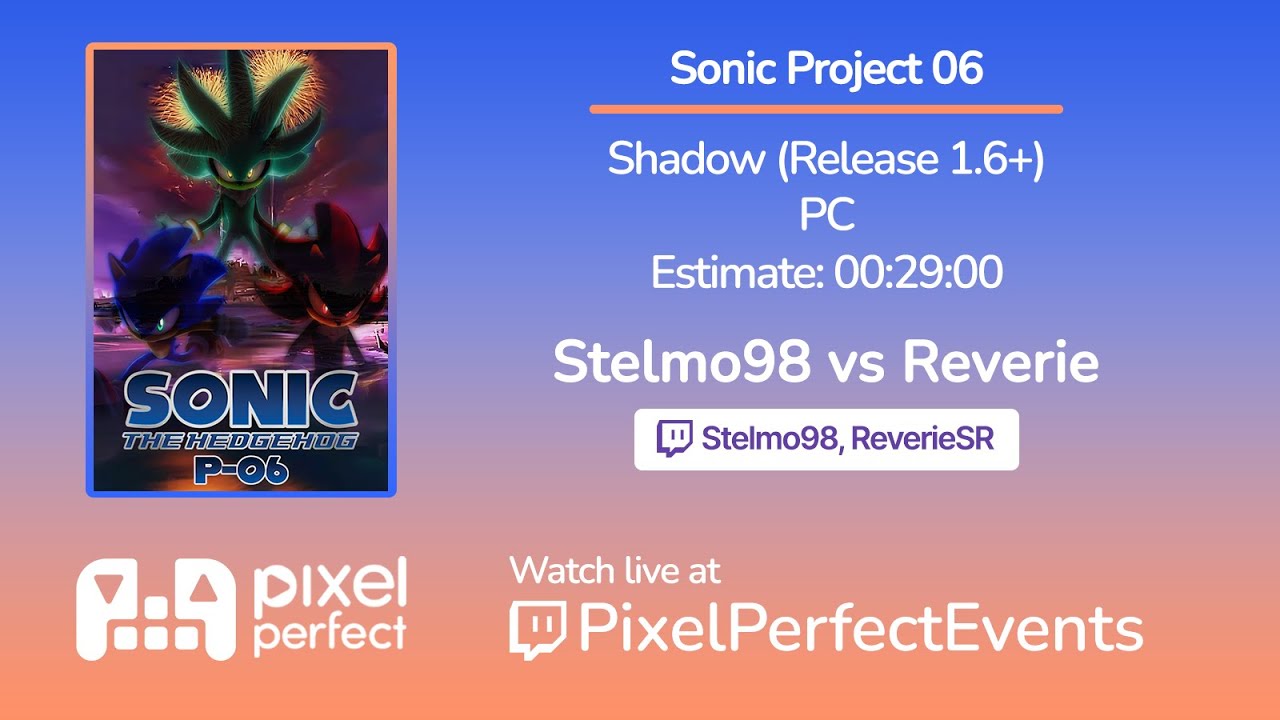 Pixel Perfect Marathon #1: Sonic P-06 by stelmo98 vs. Reverie - YouTube