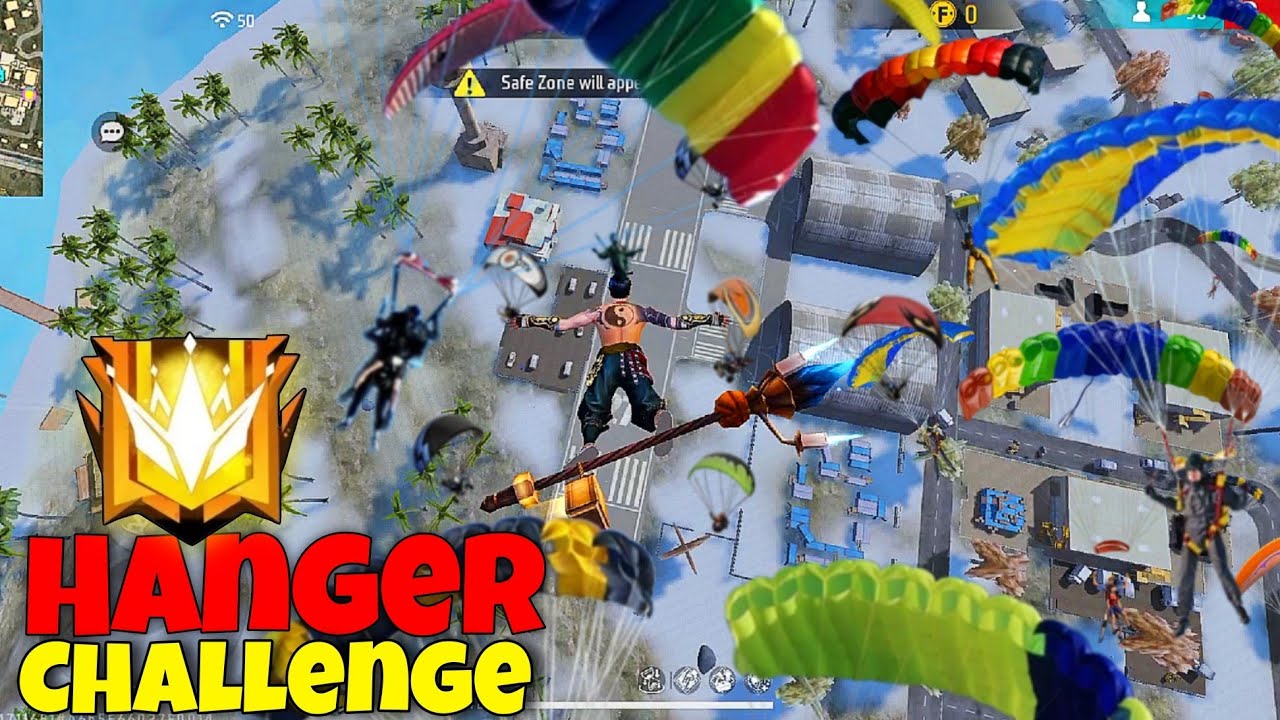 Battle & Survive at Hanger | Free Fire Max Gameplay | Intense FF Challenge | FF Survival ...