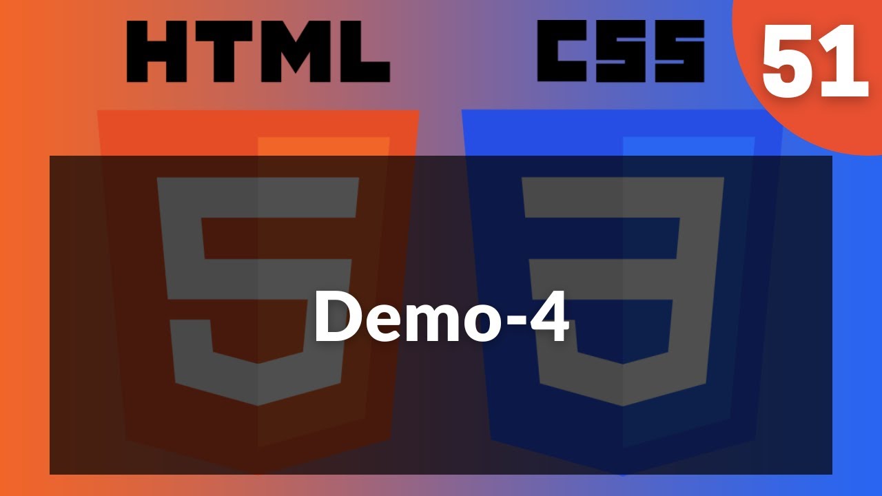 HTML-CSS #51 - Demo - hissə 4 - YouTube