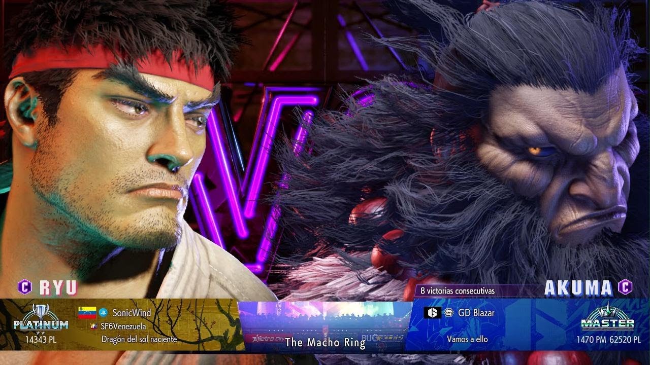 Street Fighter 6 ¤ Ryu vs Akuma casual match - YouTube