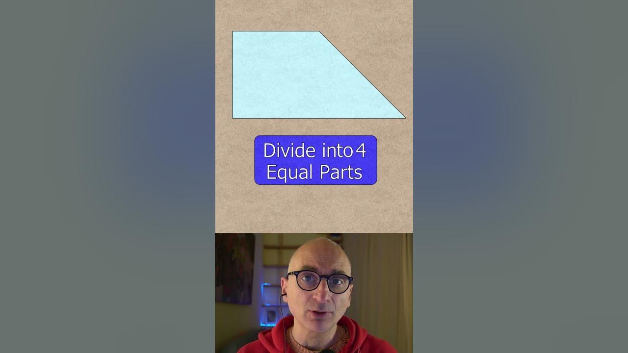 Divide THIS Shape into 3 Equal Parts - YouTube