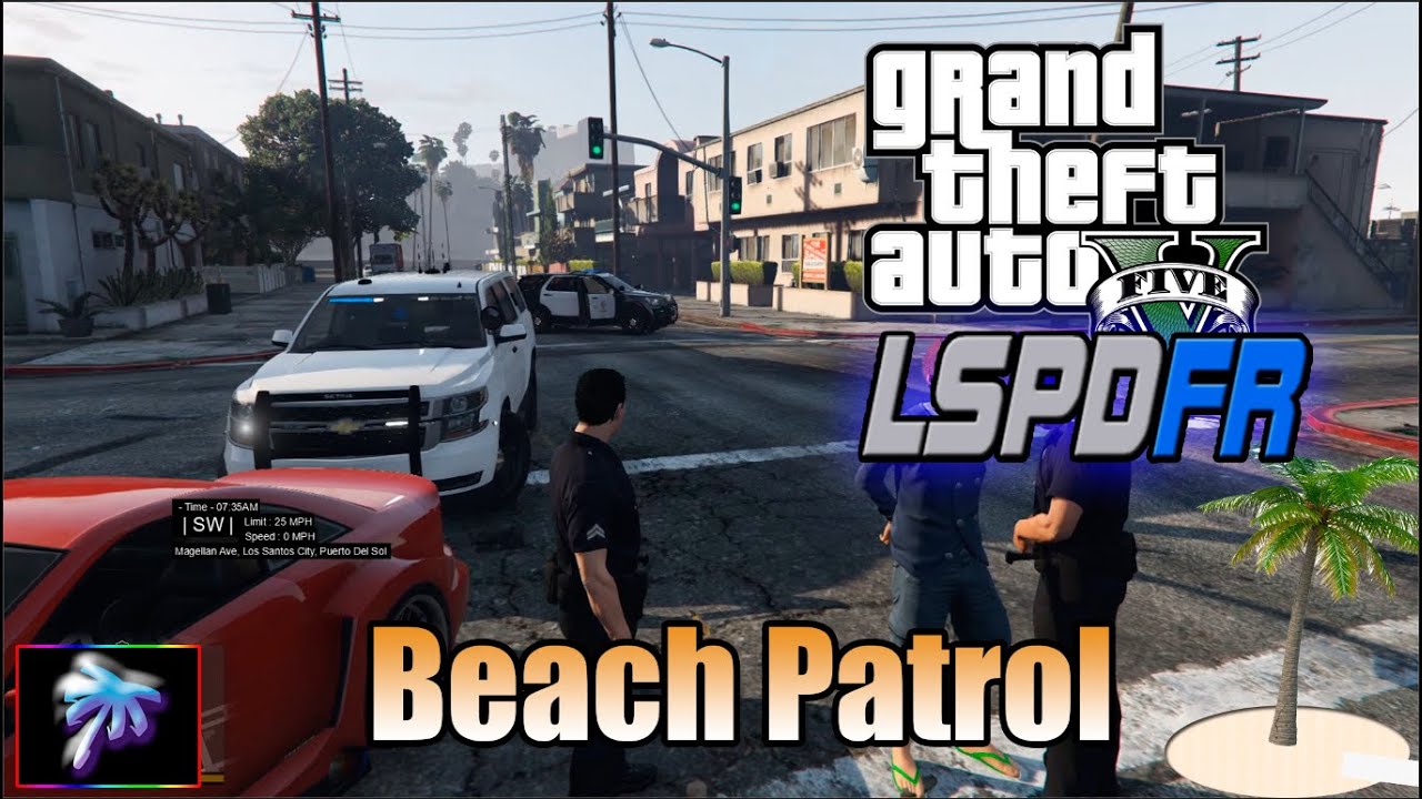BEACH PATROL | #6 GTA 5 LSPDFR ROLEPLAY POLICE MOD - YouTube