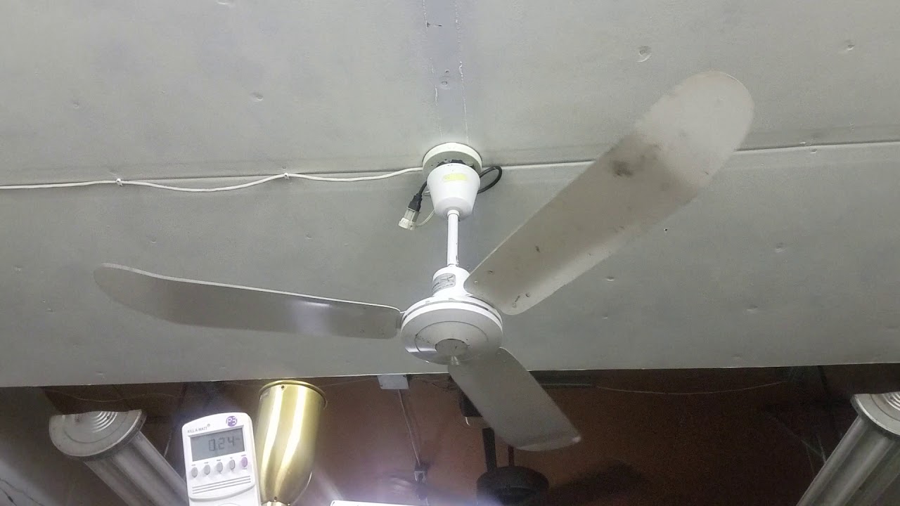 Envirofan Silver Line 60 F-9 Industrial/Commercial Ceiling Fan - YouTube