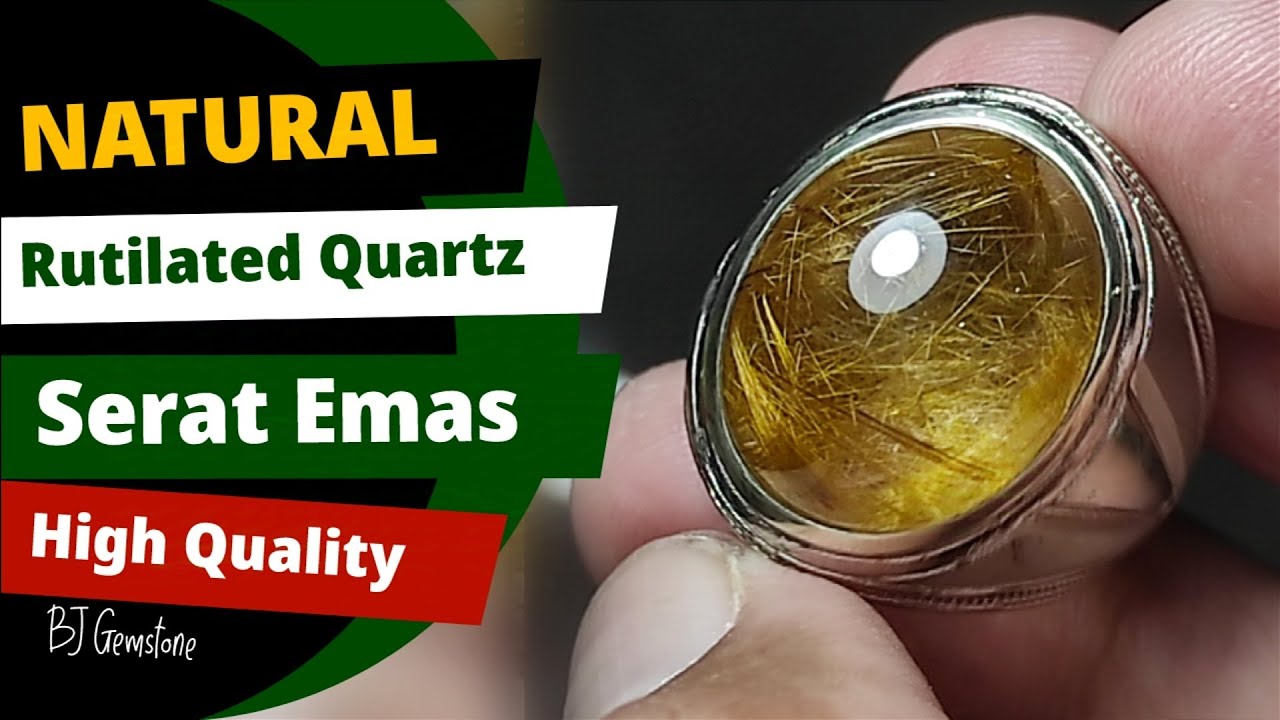 High Quality 🔥Natural kecubung serat cendana rambut emas ‼️ - YouTube