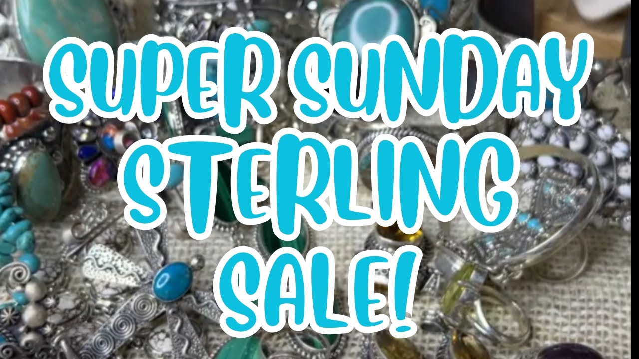SUPER SUNDAY 925 STERLING SALE! 90+ ITEMS! RINGS, GEMSTONES, AMBER ...