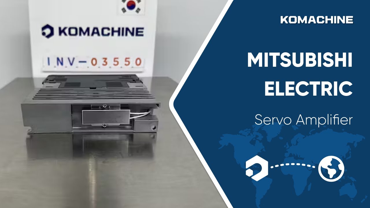 MITSUBISHI ELECTRIC / Servo Amplifier (MR-J4-40B-RJ) / INV-03550 - YouTube