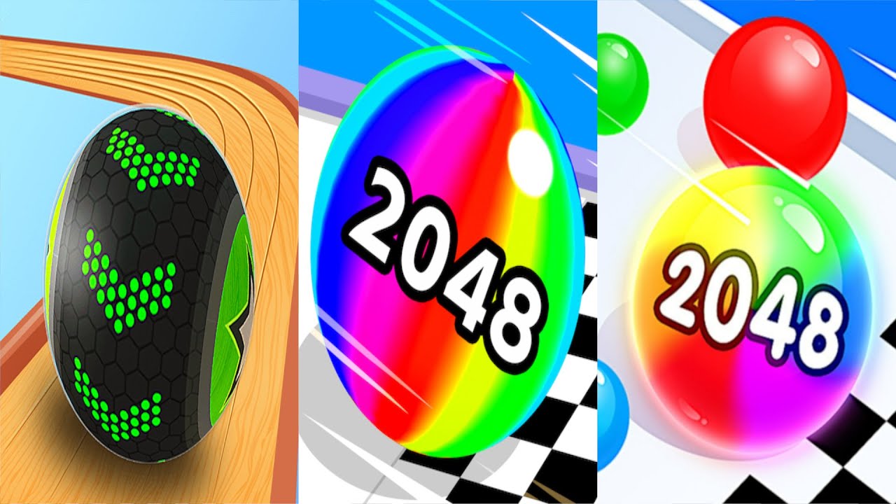Going Balls, Ball Run 2048, 2048 Ball Game All Levels Android iOS ...