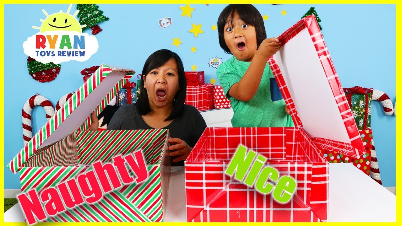 Naughty vs. Nice Christmas Present Challenge!!! - YouTube