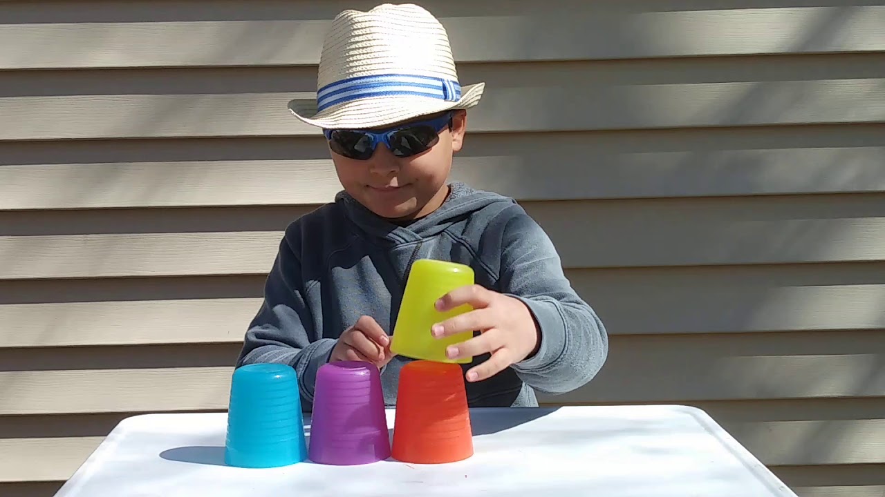 Stacking Cups With Music #3 horizontal - YouTube