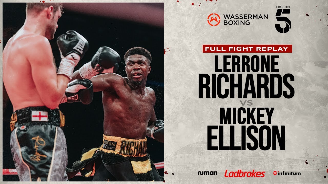 FULL FIGHT: LERRONE RICHARDS VS MICKEY ELLISON | BRIGHTON - 10/11/23 ...