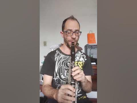 Estudando oitavas no clarinete. F#2 até F#6 (real: E2 até E6). F#3 até ...