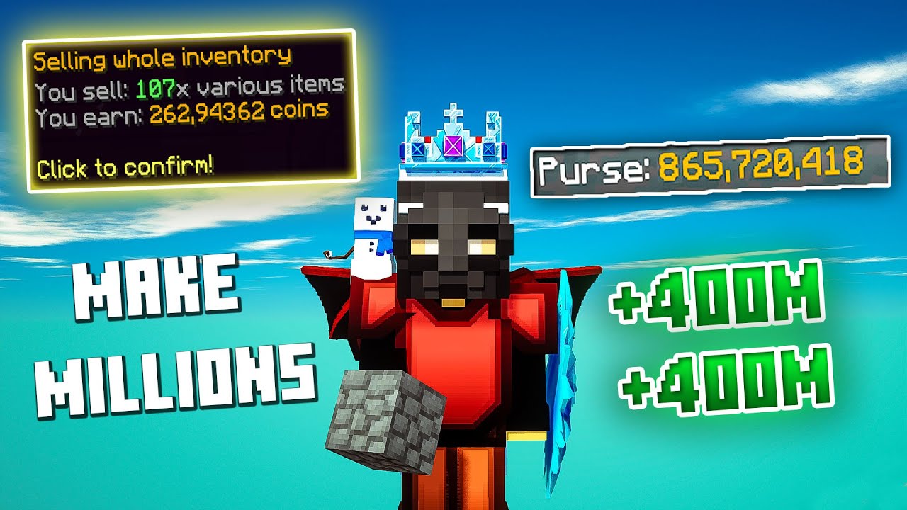 The Best Money Making Methods! *DO NOW* (Hypixel Skyblock) - YouTube