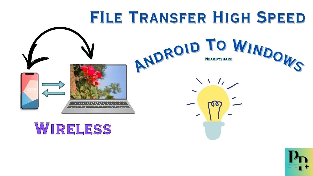 Windows To Android File Share High Speed || Transferring files between ...