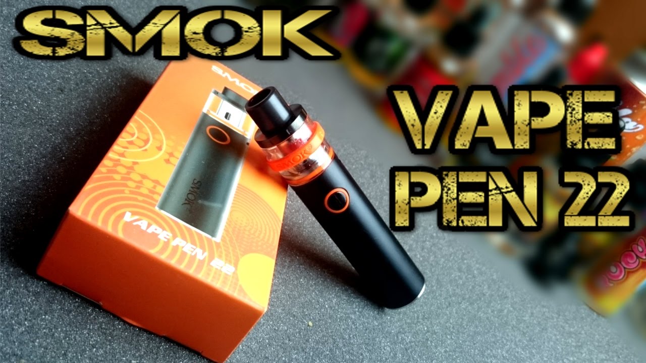 Smok Vape Pen 22 ♦ Starter Kit ♦ Review ♦ DampfKraft - YouTube