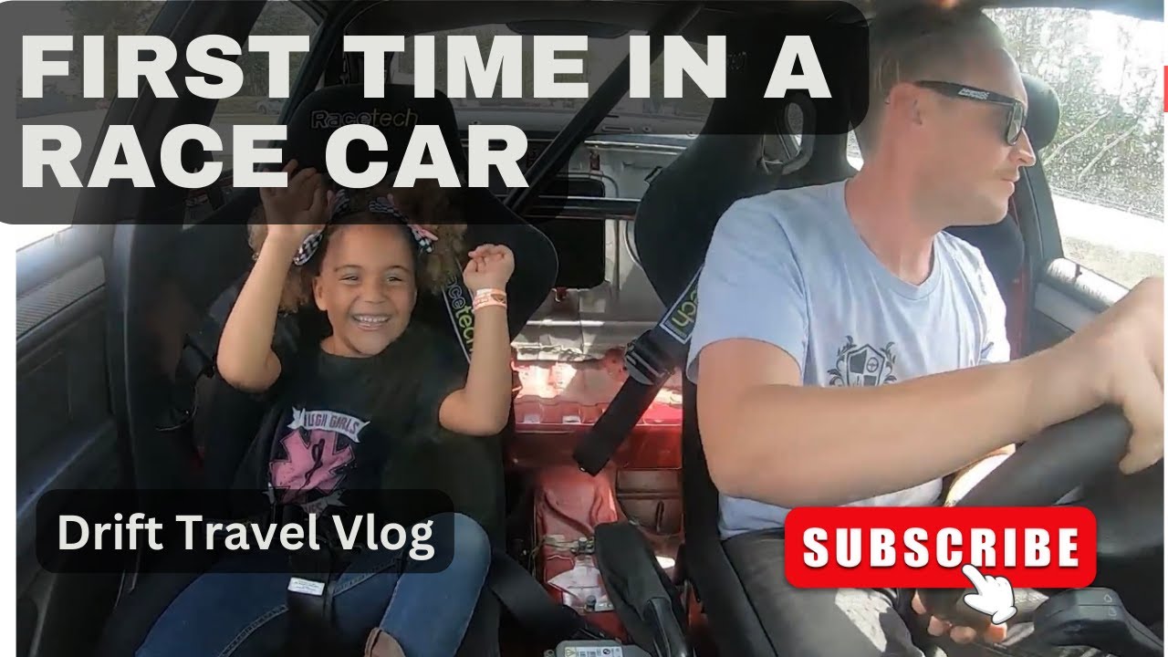 Drift Travel Vlog: Kids First Time in a Race Car - YouTube