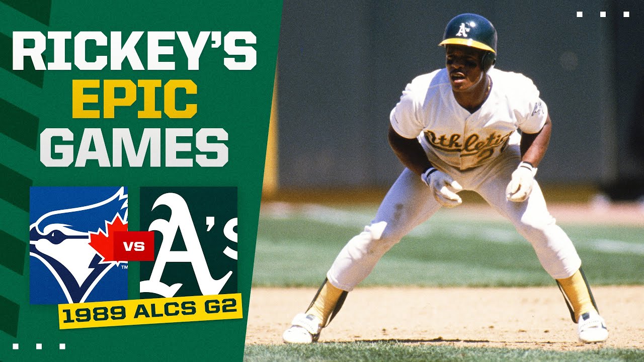 FULL GAME: 1989 ALCS Game 2 | Blue Jays vs. Athletics (Rickey Henderson ...