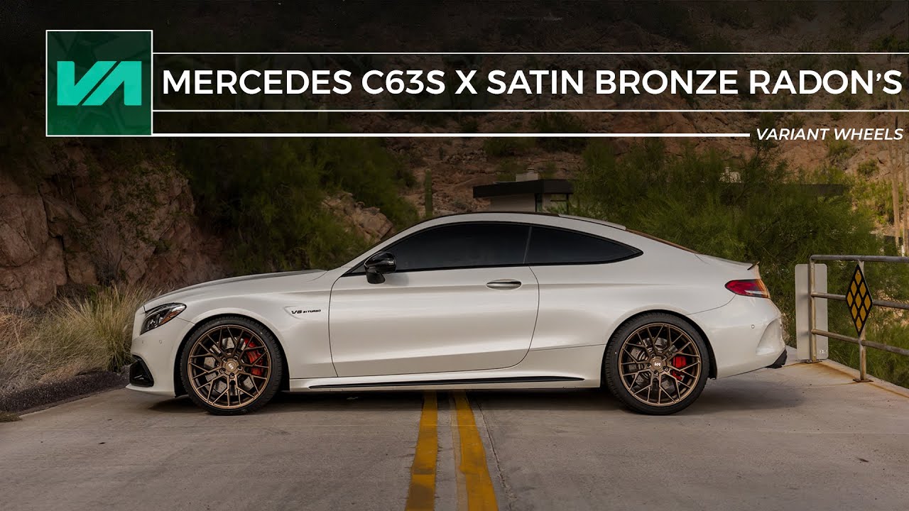 Mercedes Benz C63S AMG on Satin Bronze Radon's // Variant Wheels - YouTube