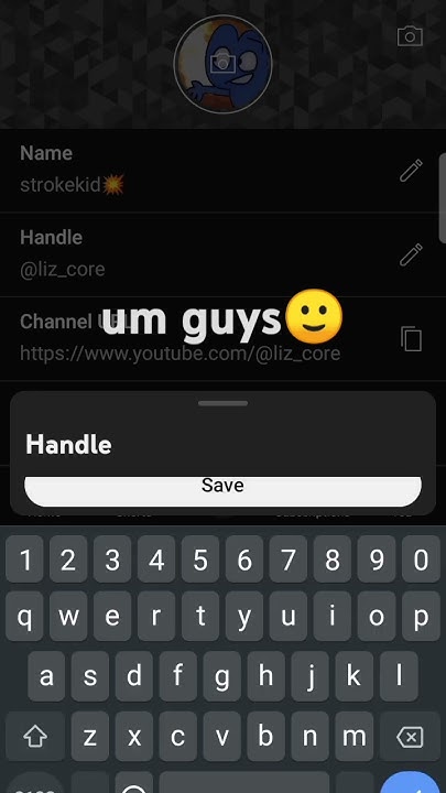 bruh my text wont let me change my handle bruh🙂#sendhelpplease - YouTube